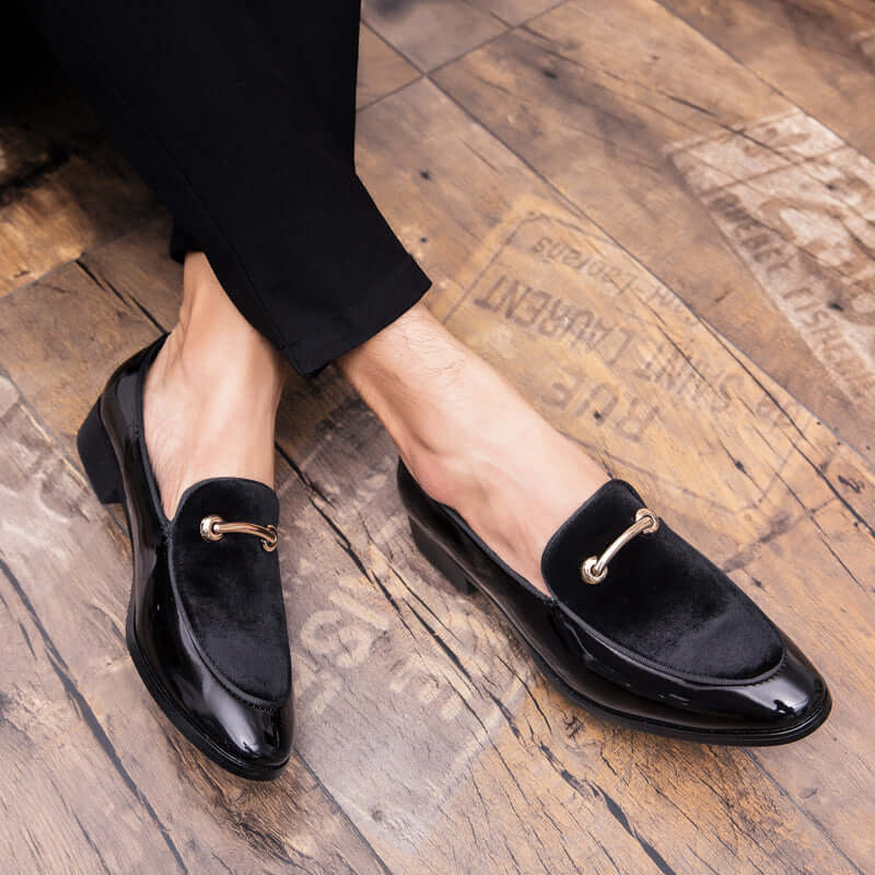 il Lusso - Italian Style Patent Leather Loafers for Men. Best Seller ...