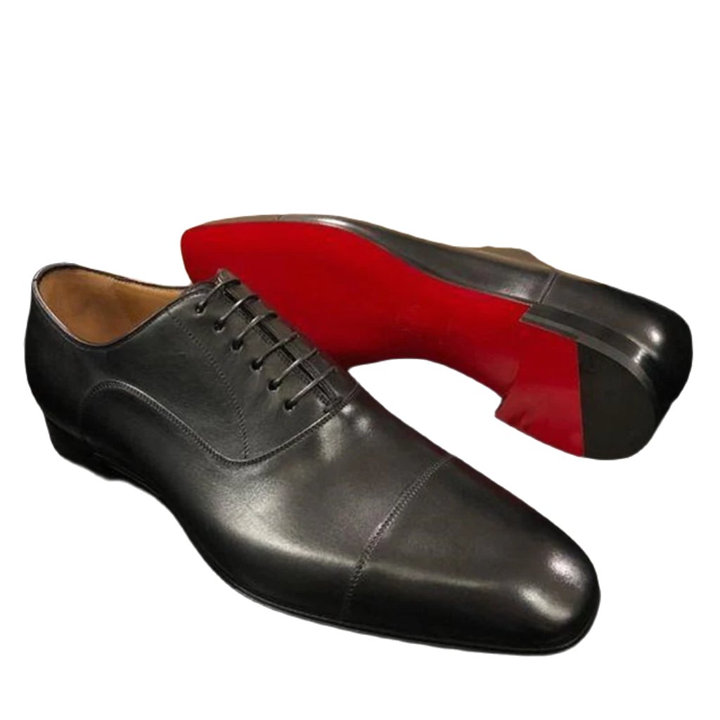 il Rosso 5 - Red Bottoms sole Leather Oxford Shoes For Men – AshourShoes